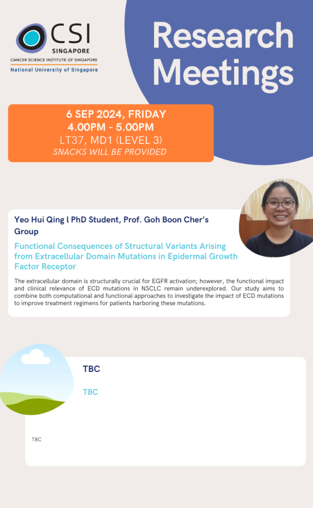 Events from October 8 – May 24 – NUS CSI