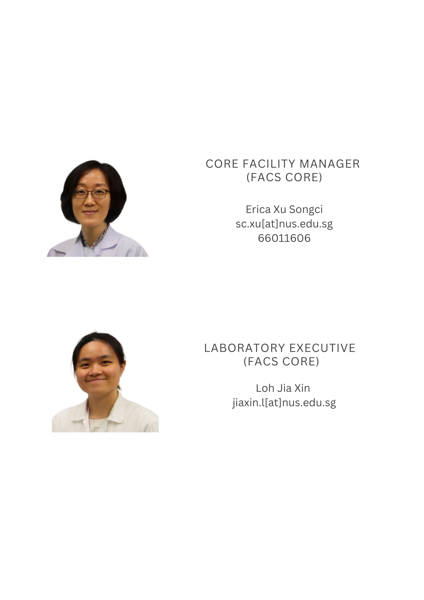 Flow Cytometry Core Facility Nus Csi